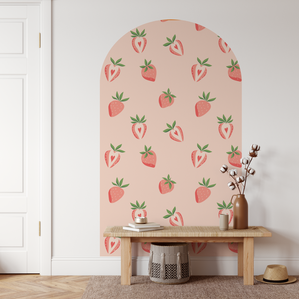Strawberry Arch Decal – Tiny Walls